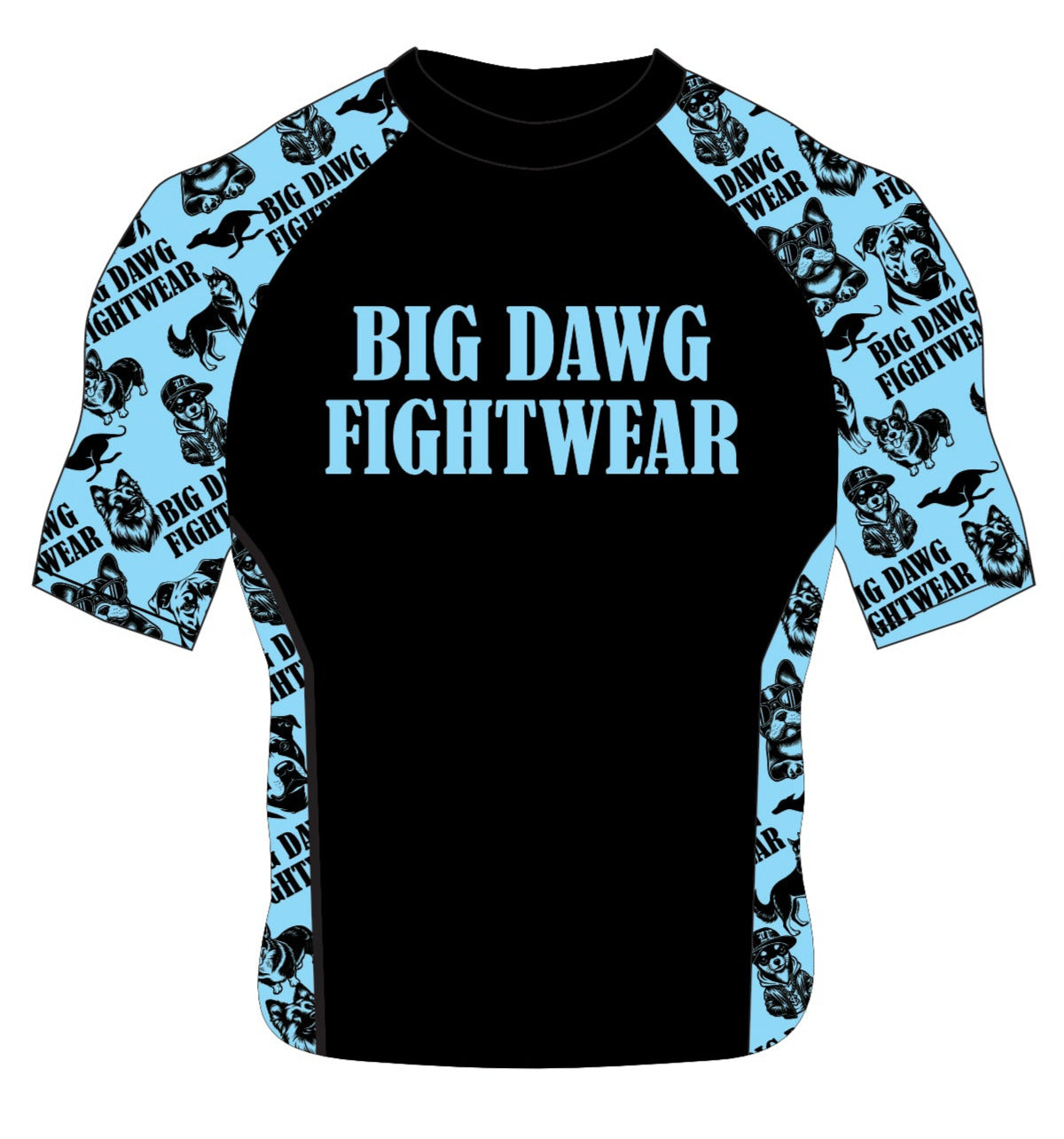 Blue Dawg Collection Rashguard – Big Dawg Fightwear